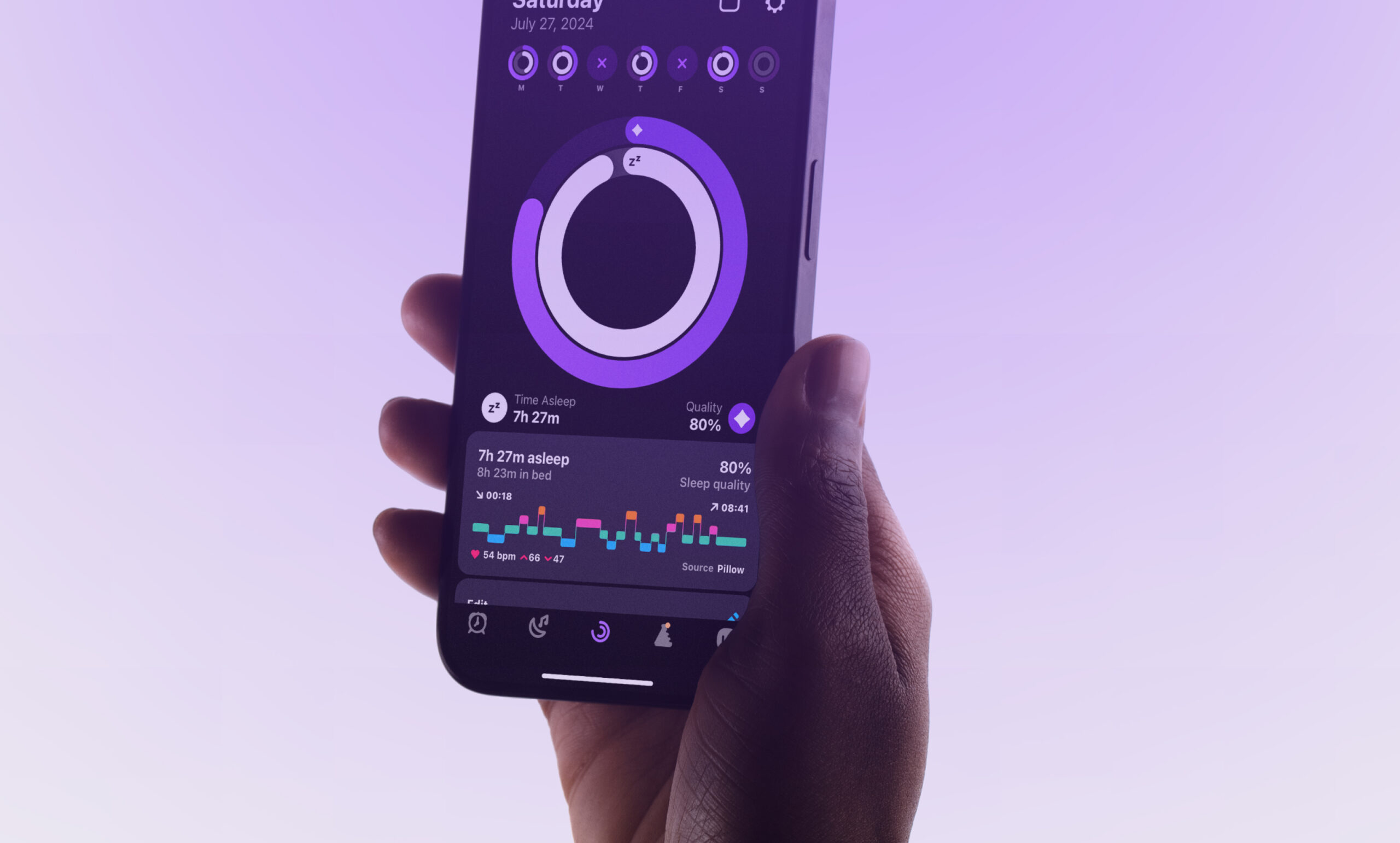Pillow: Sleep Tracker, Monitor & Alarm Clock
