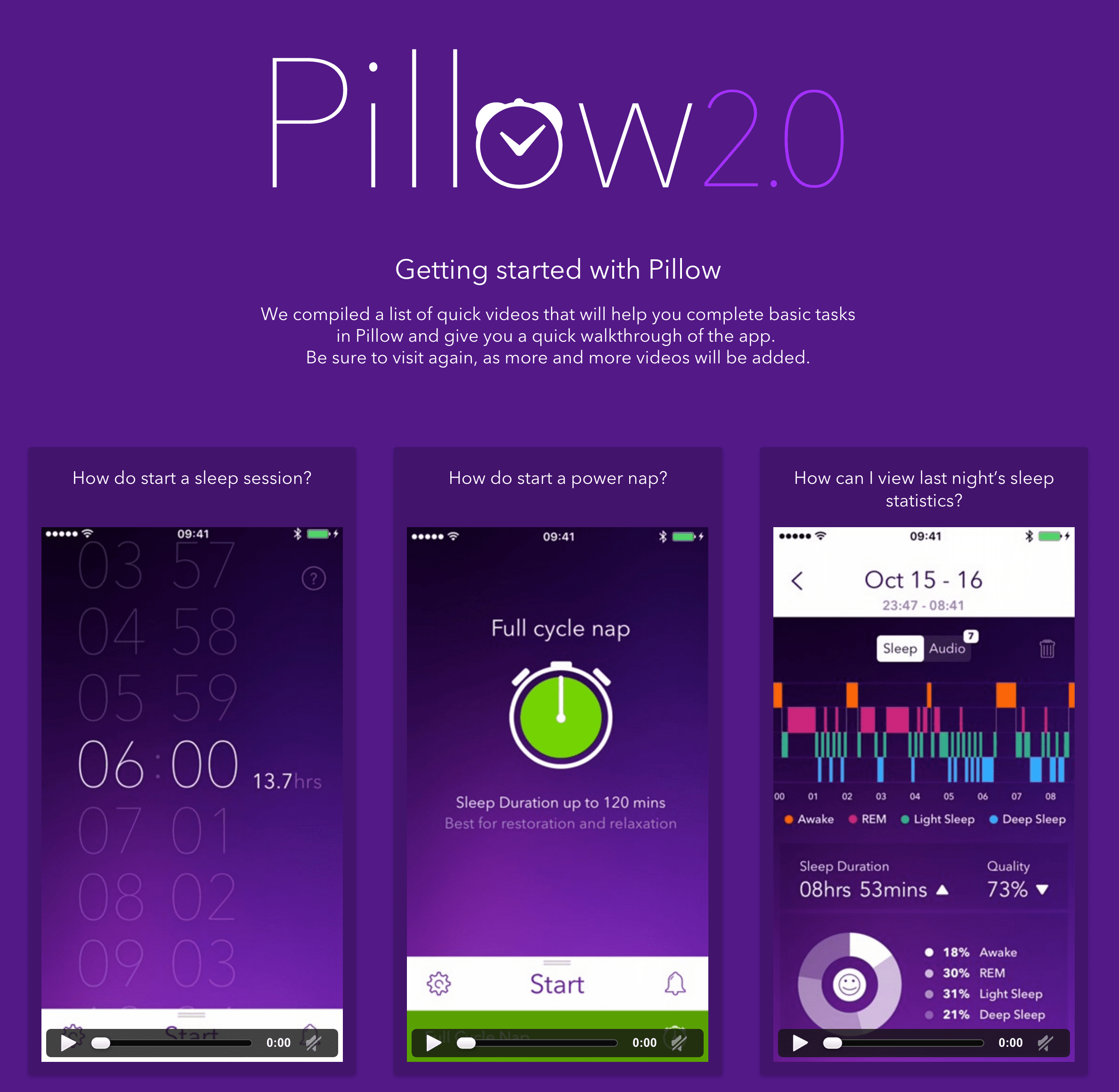 Introducing: Getting started with Pillow - Pillow Sleep Tracker